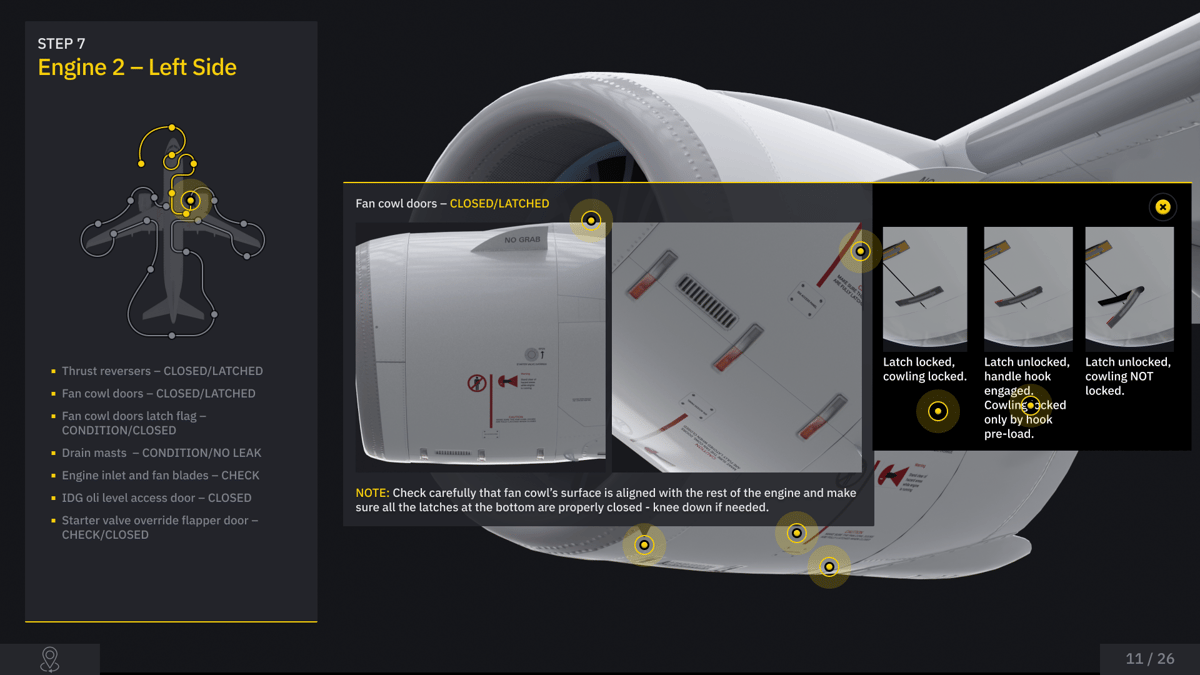 Evionica — Airbus A320 Preflight Walkaround E-Learning